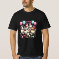 HEN PARTY! Festive Chicken Celebration Design T-Shirt | Zazzle