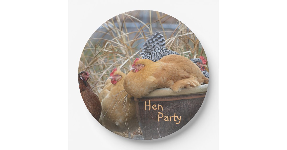 Hen Party Paper Plates | Zazzle