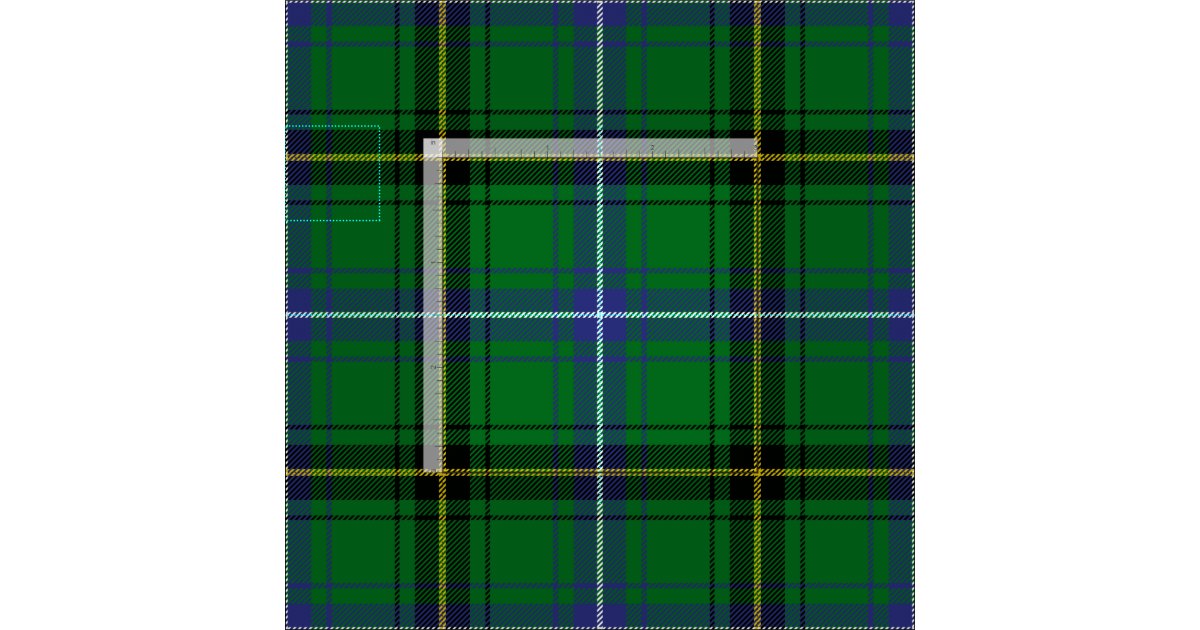 Henderson Tartan Print Fabric | Zazzle
