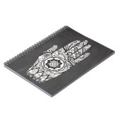 Henna Hand Tattoo With Lotus Flower Notebook | Zazzle