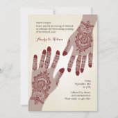 Henna Hands Invitation | Zazzle