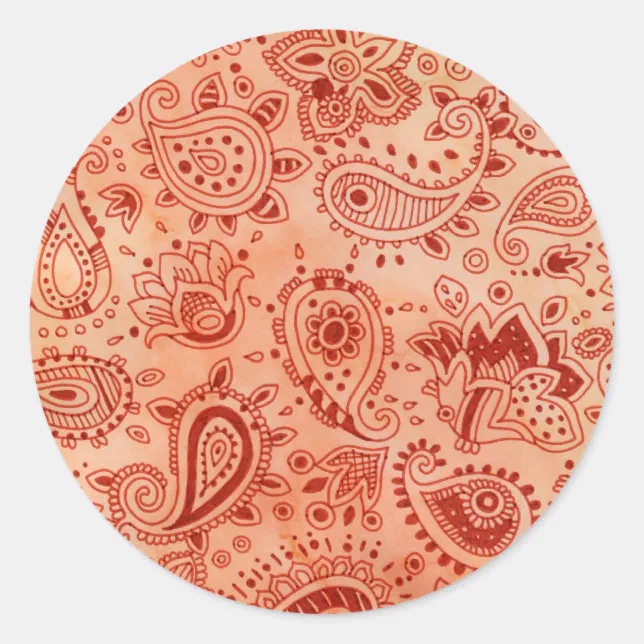 Henna Sticker | Zazzle