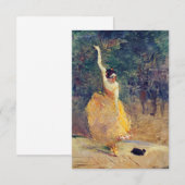 Henri De Toulouse Lautrec - The Spanish Dancer Card | Zazzle