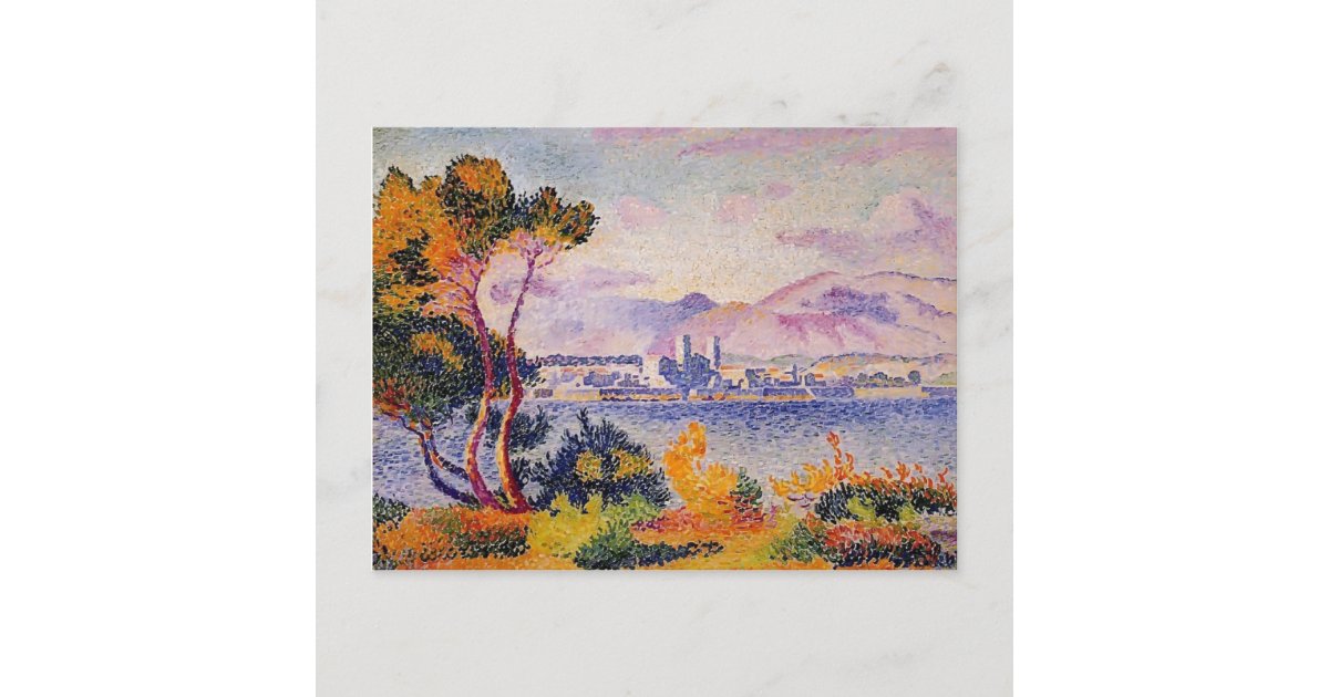 Henri-Edmond Cross- Antibes, Afternoon Postcard | Zazzle