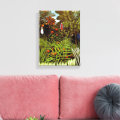 Henri Rousseau - Exotic Landscape Jungle Art Canvas Print | Zazzle