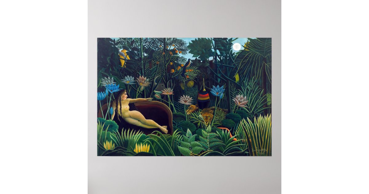 Henri Rousseau - The Dream / Le Reve Poster | Zazzle