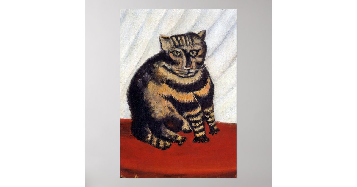 Henri Rousseau - The Tiger Cat ( Le Chat Tigre ) Poster | Zazzle
