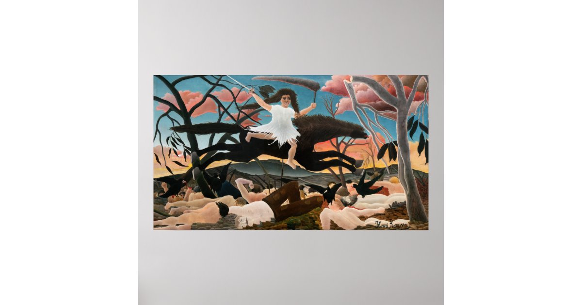 Henri Rousseau - The War Poster | Zazzle