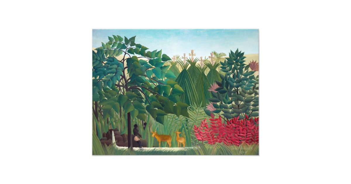 Henri Rousseau - The Waterfall Photo Print | Zazzle