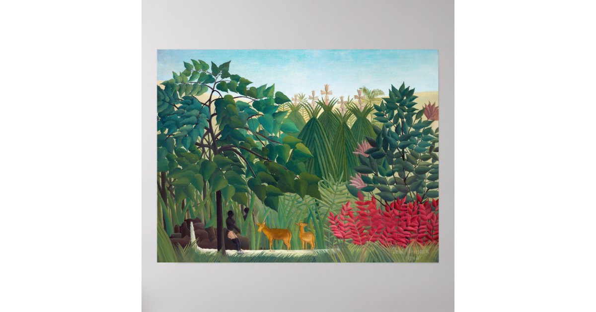 Henri Rousseau - The Waterfall Poster | Zazzle