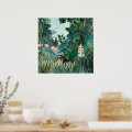 Henri Rousseau Virgin Forest Landscape Botanical Poster | Zazzle