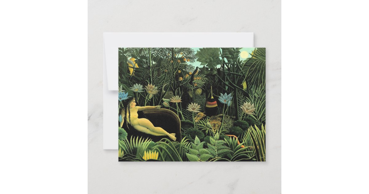Henri Rousseau's The Dream (1910) Invitation | Zazzle