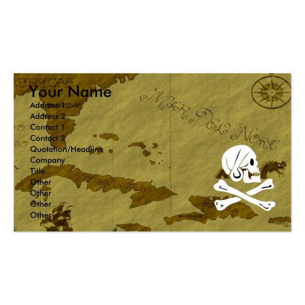 Henry Every Map #13 Business Cards