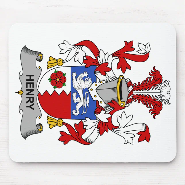 Henry Family Crest Mouse Pad | Zazzle