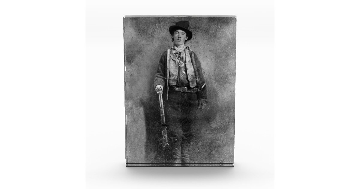 Henry McCarty, Billy the Outlaw Kid of Old West Acrylic Award | Zazzle