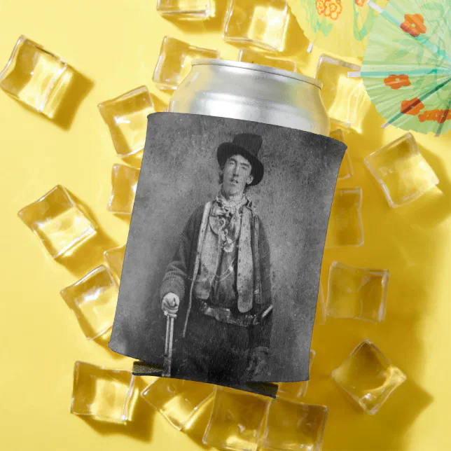Henry McCarty, Billy the Outlaw Kid of Old West Can Cooler | Zazzle