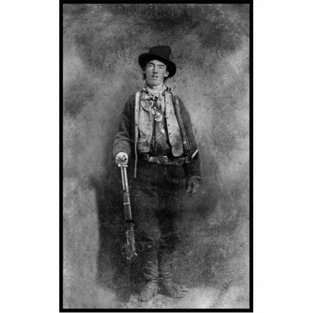 Henry McCarty, Billy the Outlaw Kid of Old West Cutout | Zazzle