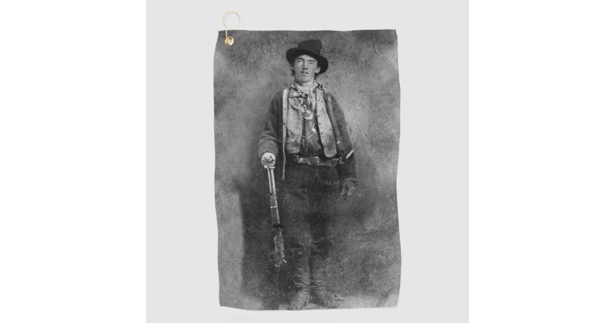 Henry McCarty, Billy the Outlaw Kid of Old West Golf Towel | Zazzle