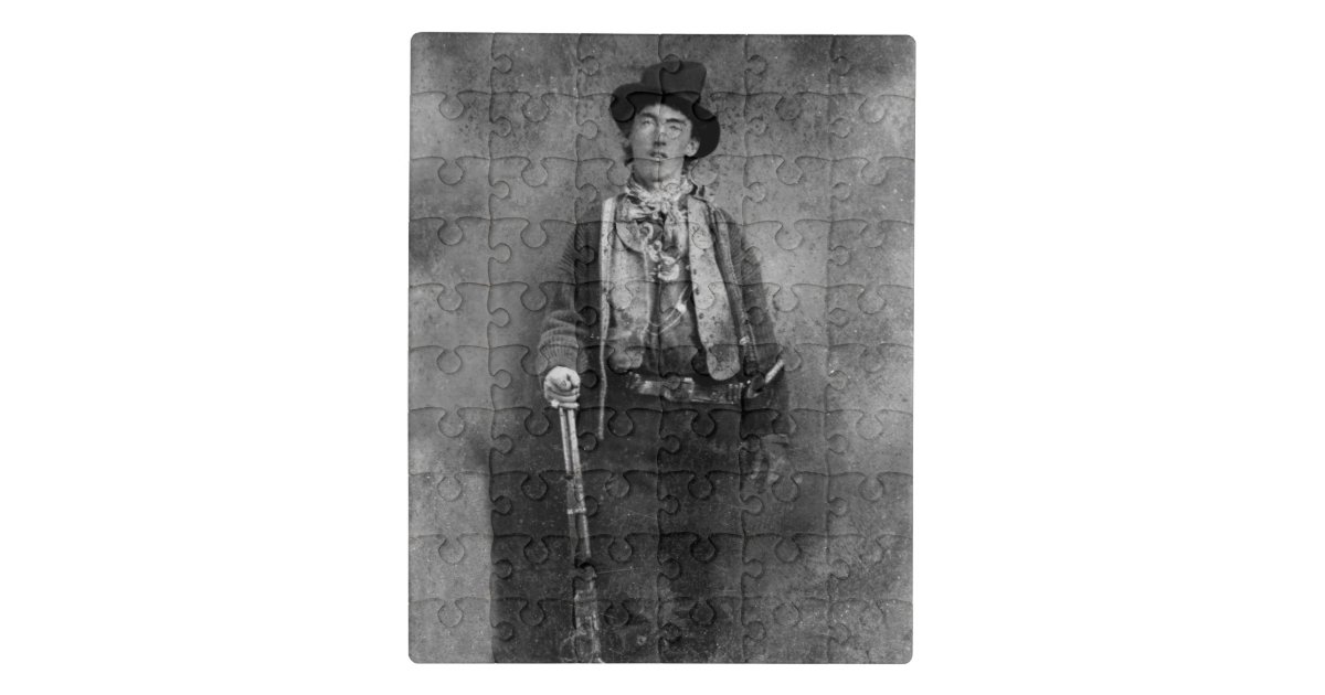 Henry McCarty, Billy the Outlaw Kid of Old West Jigsaw Puzzle | Zazzle