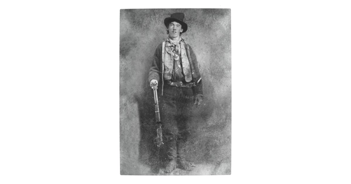 Henry McCarty, Billy the Outlaw Kid of Old West Metal Print | Zazzle
