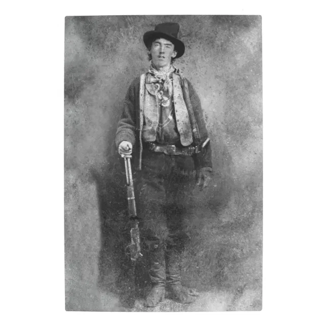 Henry McCarty, Billy the Outlaw Kid of Old West Metal Print | Zazzle