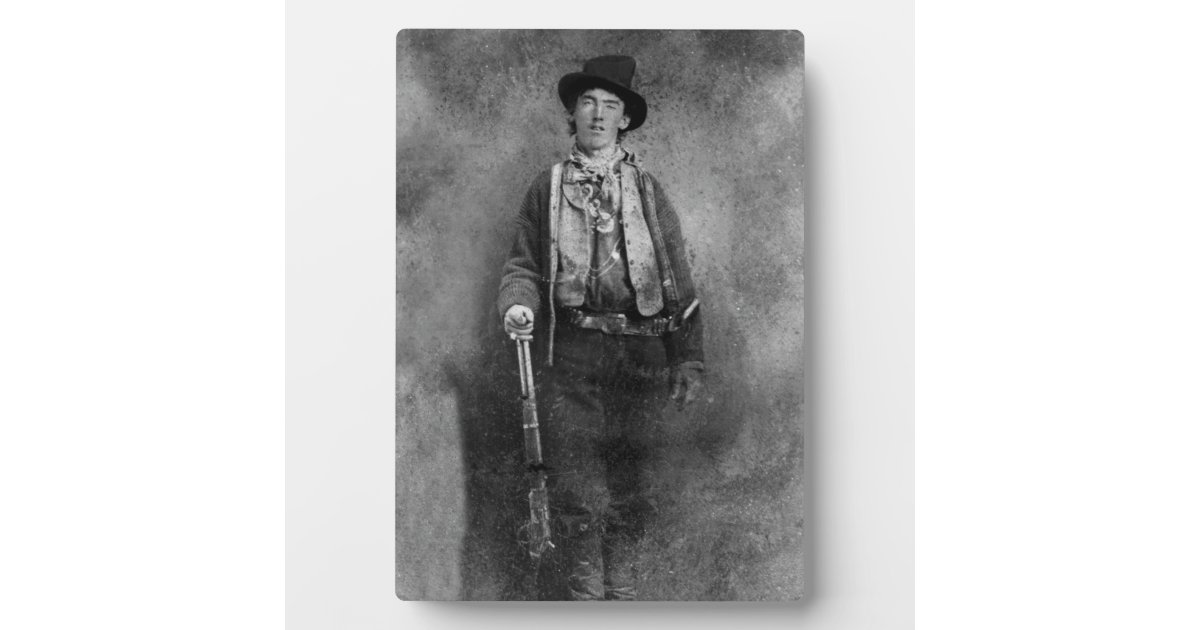 Henry McCarty, Billy the Outlaw Kid of Old West Plaque | Zazzle