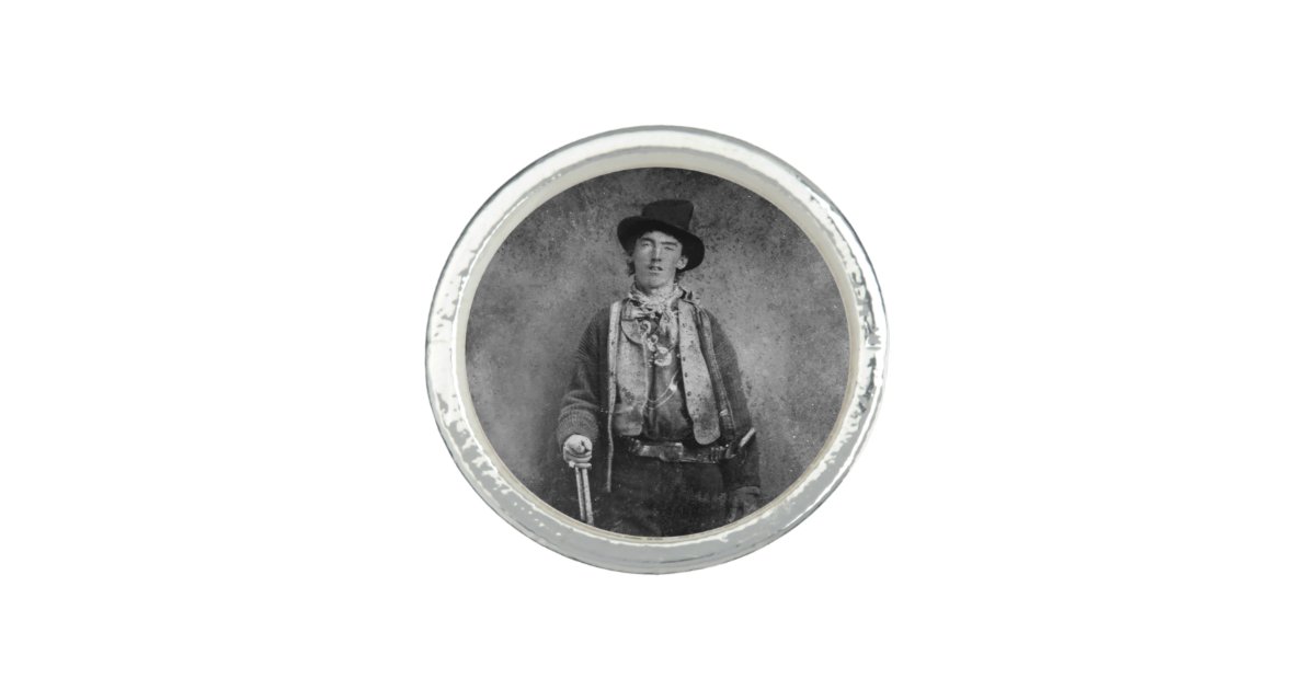 Henry McCarty, Billy the Outlaw Kid of Old West Ring | Zazzle
