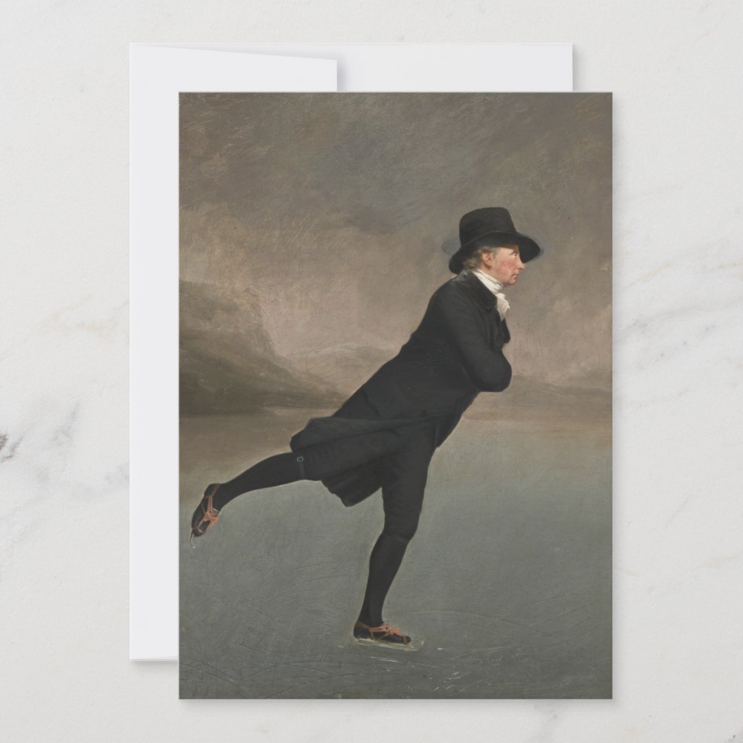 Henry Raeburn - The Skating Minister Card | Zazzle