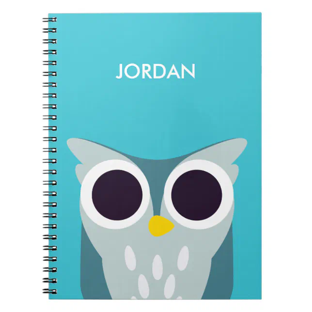 Henry the Owl Notebook | Zazzle