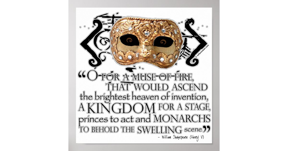 Henry V Quote Poster | Zazzle