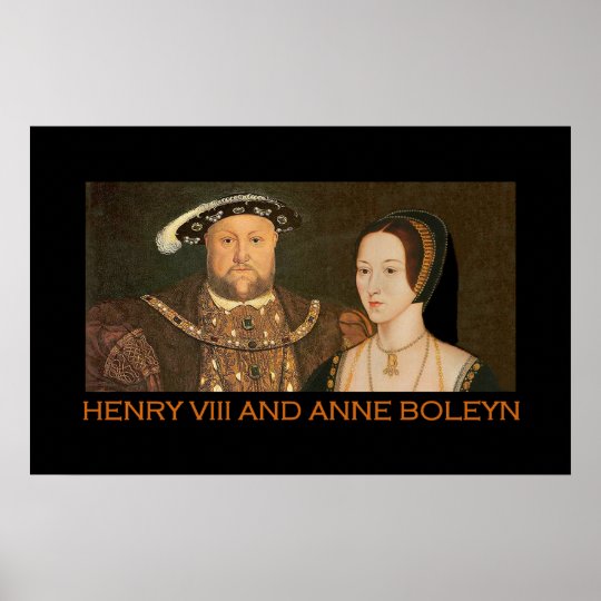 Henry VIII and Anne Boleyn 2 Poster | Zazzle.com