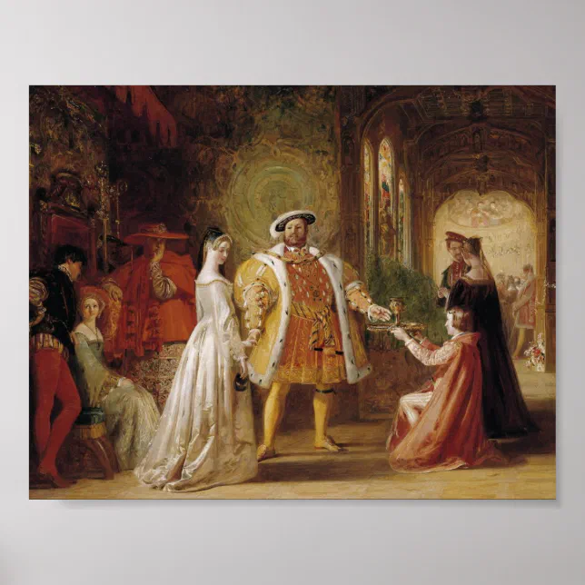 Henry VIII and Anne Boleyn Poster | Zazzle