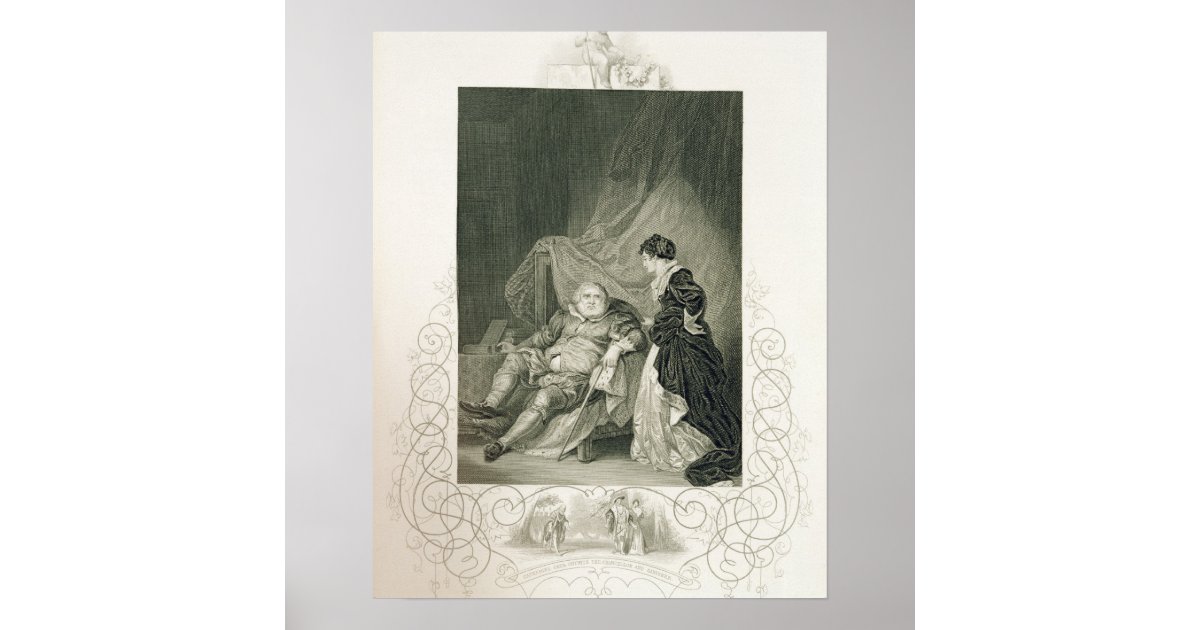 Henry VIII and Catherine Parr, in the play Henry V Poster | Zazzle