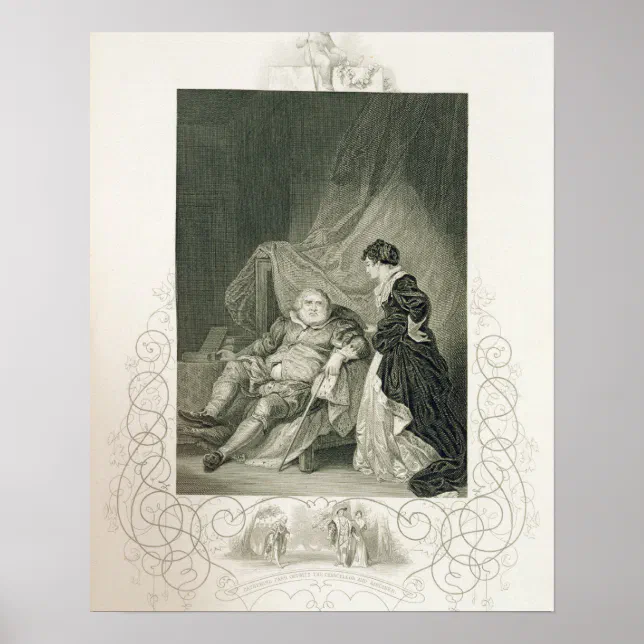 Henry VIII and Catherine Parr, in the play Henry V Poster | Zazzle
