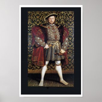 Henry VIII Portrait Poster | Zazzle