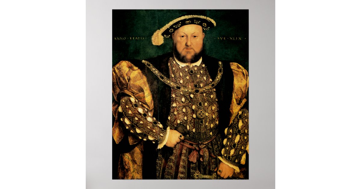 Henry VIII Poster | Zazzle