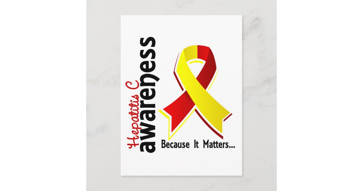 Hepatitis C Awareness 5 Postcard | Zazzle