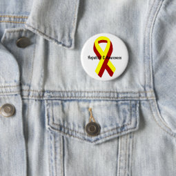 Hepatitis C Awareness Ribbon Pin | Zazzle