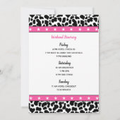 Her Last Ride Disco Cowgirl Bachelorette Itinerary Invitation | Zazzle