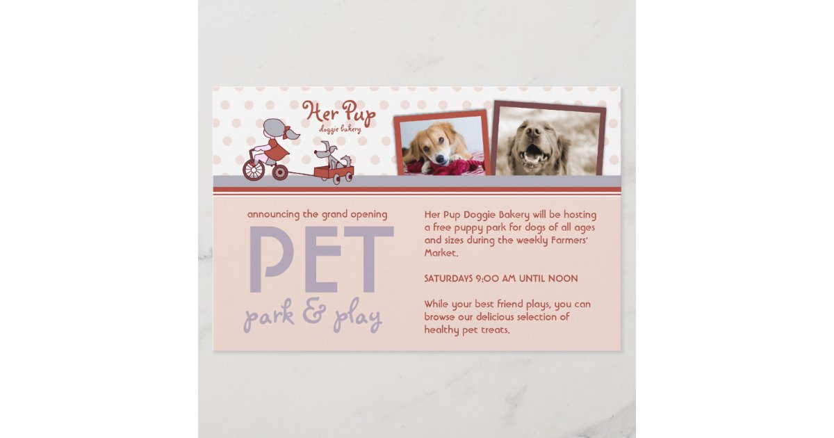 Her Pup 5.5"x8.5" Flyers | Zazzle