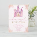 Her Royal Five-Ness Princess 5th Birthday Party Invitation | Zazzle