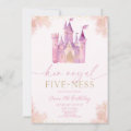 Her Royal Five-Ness Princess 5th Birthday Party Invitation | Zazzle