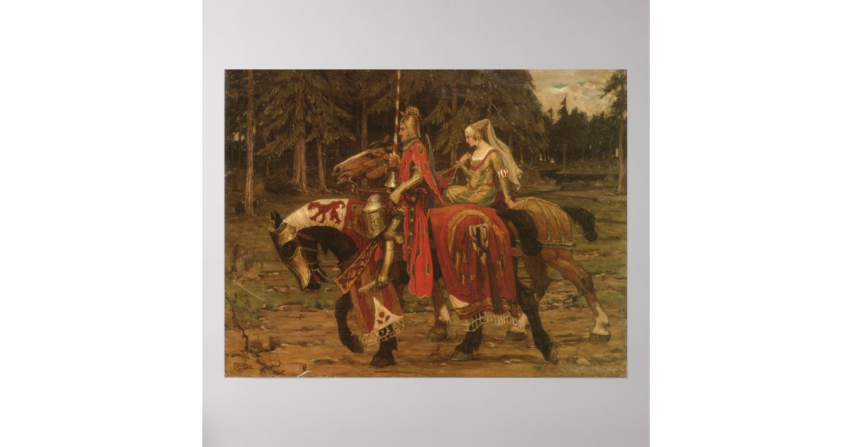 Heraldic Chivalry Poster | Zazzle