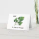 Herb Pun, Sorry It's Parsley My Fault Card | Zazzle