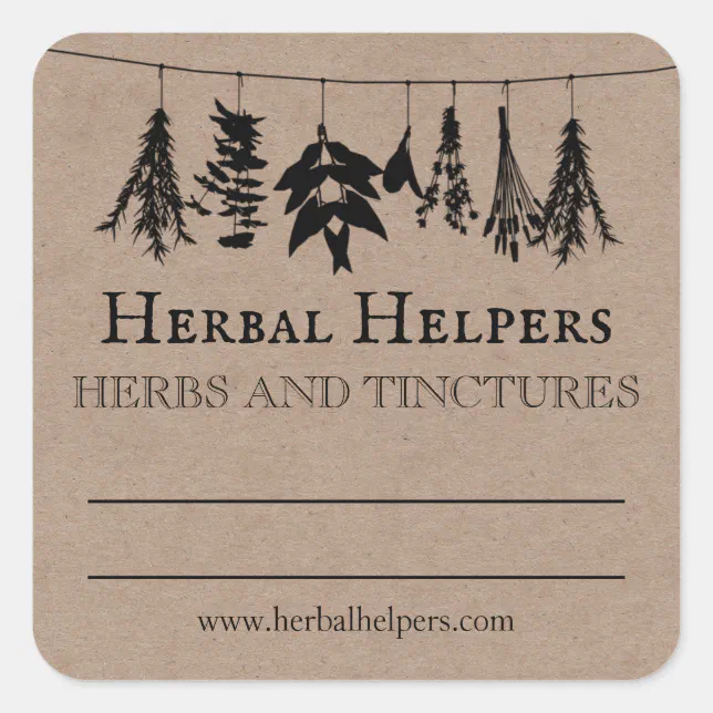 Herbal Remedy Tincture Labels | Zazzle
