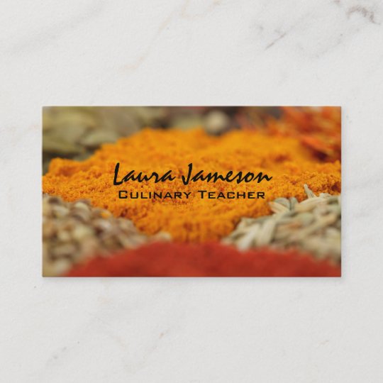 Herbs & Spices III Business Card | Zazzle.com
