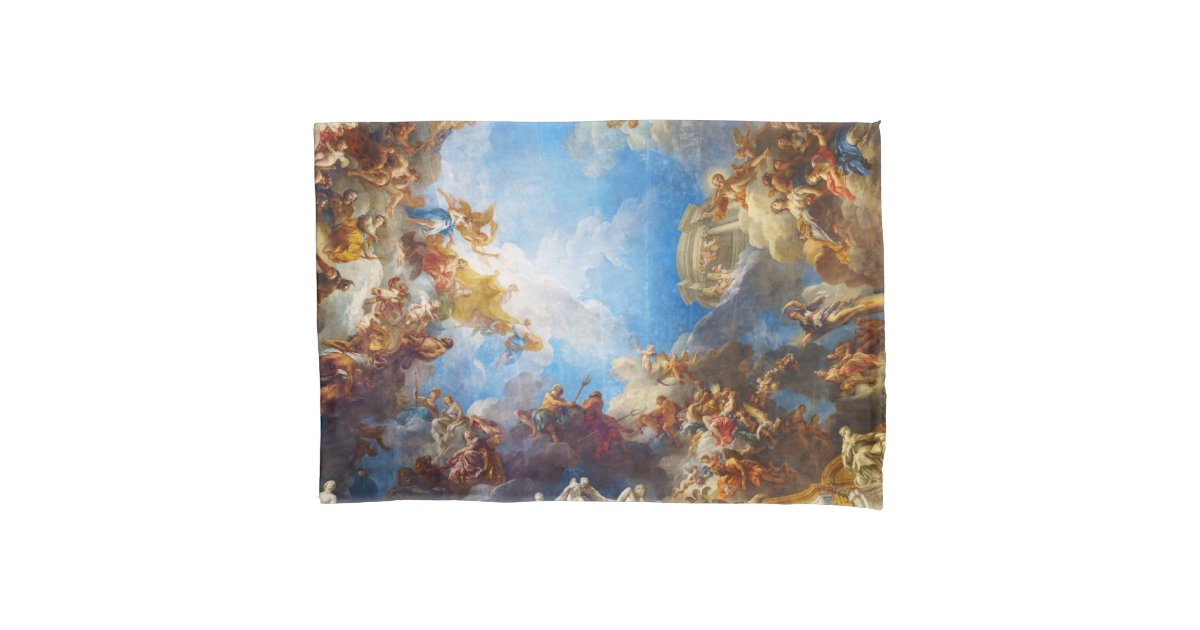 Hercules ceiling painting in Chateau de Versailles Pillow Case | Zazzle