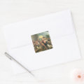 Hercules, Deianeira and the centaur Eurytion Square Sticker | Zazzle