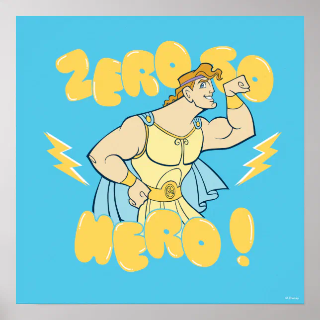 Hercules - Zero to Hero Poster | Zazzle