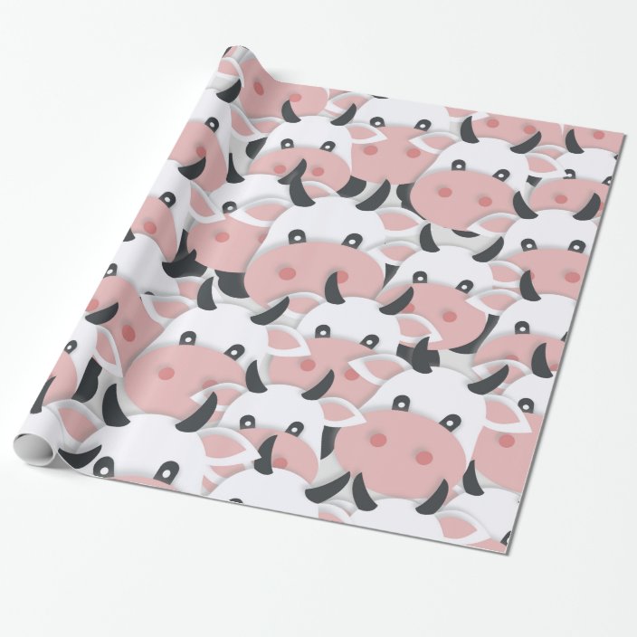 Herd of Cows Wrapping Paper | Zazzle.com